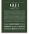 Kelsie Personalized Name Meaning Art Prints – Name Stories