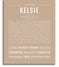Kelsie | Name Art Print – Name Stories