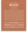 Kelsie | Name Art Print – Name Stories
