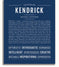 Kendrick | Name Art Print – Name Stories
