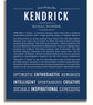 Kendrick | Name Art Print – Name Stories