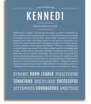 Kennedi | Name Art Print – Name Stories