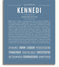 Kennedi | Name Art Print – Name Stories