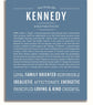 Kennedy | Name Art Print – Name Stories