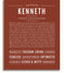 Kenneth | Name Art Print – Name Stories