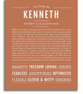 Kenneth Personalized Name Meaning Art Prints – Name Stories