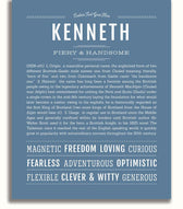 Kenneth | Name Art Print – Name Stories