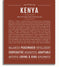 Kenya Personalized Name Meaning Art Prints – Name Stories
