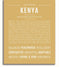 Kenya | Name Art Print – Name Stories