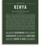 Kenya Personalized Name Meaning Art Prints – Name Stories