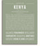 Kenya | Name Art Print – Name Stories