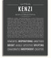 Kenzi | Name Art Print – Name Stories
