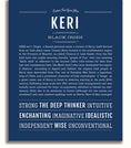 Keri | Name Art Print – Name Stories