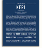 Keri | Name Art Print – Name Stories