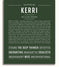 Kerri | Name Art Print – Name Stories