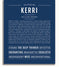Kerri | Name Art Print – Name Stories