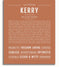 Kerry | Name Art Print – Name Stories