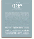 Kerry | Name Art Print – Name Stories