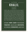 Khalil | Name Art Print – Name Stories