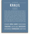 Khalil | Name Art Print – Name Stories