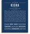 Kiera | Name Art Print – Name Stories