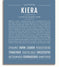Kiera | Name Art Print – Name Stories