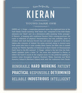 Kieran | Name Art Print – Name Stories