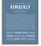 Kimberly | Name Art Print – Name Stories