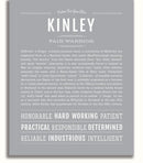 Kinley | Name Art Print – Name Stories