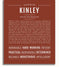 Kinley | Name Art Print – Name Stories