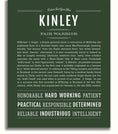 Kinley | Name Art Print – Name Stories
