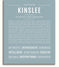 Kinslee | Name Art Print – Name Stories
