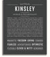 Kinsley | Name Art Print – Name Stories