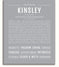 Kinsley | Name Art Print – Name Stories