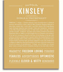 Kinsley | Name Art Print – Name Stories