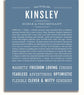 Kinsley | Name Art Print – Name Stories