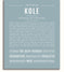 Kole | Name Art Print – Name Stories