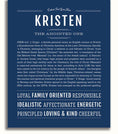 Kristen | Name Art Print - Personalized Custom Gifts – Name Stories