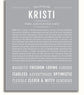 Kristi | Name Art Print – Name Stories