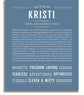 Kristi | Name Art Print – Name Stories
