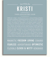 Kristi | Name Art Print – Name Stories