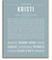 Kristi | Name Art Print – Name Stories