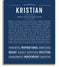 Kristian | Name Art Print – Name Stories