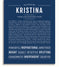 Kristina | Name Art Print – Name Stories