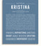 Kristina | Name Art Print – Name Stories
