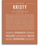 Kristy | Name Art Print – Name Stories