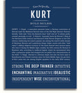 Kurt | Name Art Print – Name Stories