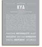 Kya Personalized Name Meaning Art Prints – Name Stories