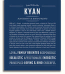 Kyan | Name Art Print – Name Stories