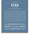 Kyan | Name Art Print – Name Stories